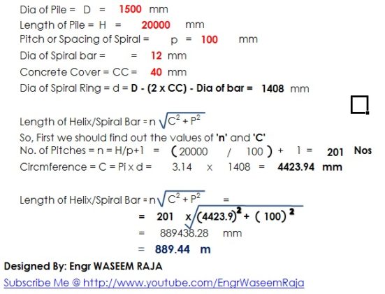 How to Calculate the Cutting Length of Spiral Bar or Helix Bar | BBS