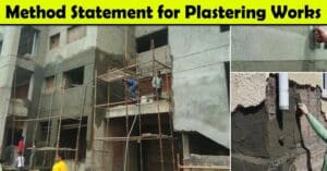 Method Statement for Plaster Works | Cement Plastering Work Procedure